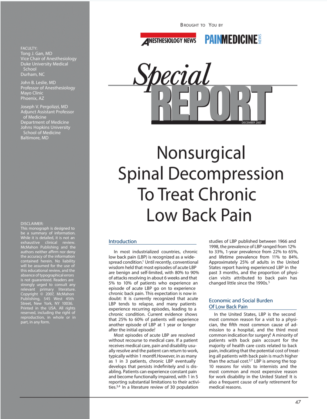 Research – Crossroads Brain & Spine